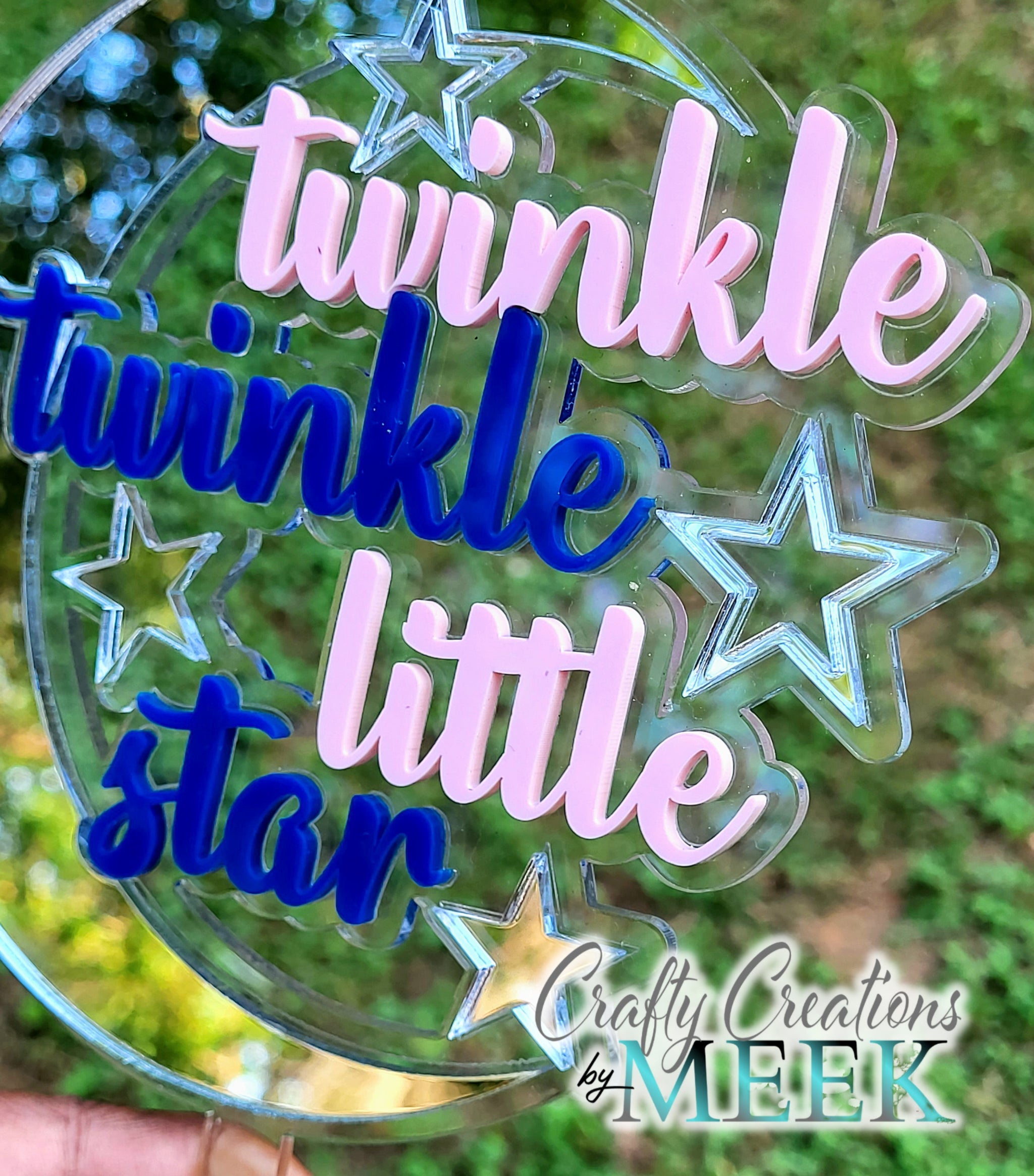 Twinkle, Twinkle Little Star Cake Topper – Crafty Creations By Meek